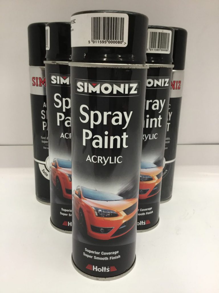 Simoniz Black Spray Paint | A1 Pressure Washers